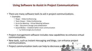 Project communication management | PPTX