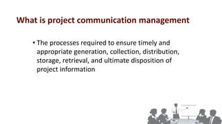 Project communication management | PPTX