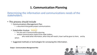 Project communication management | PPTX