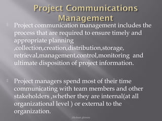 Project communication management | PPT
