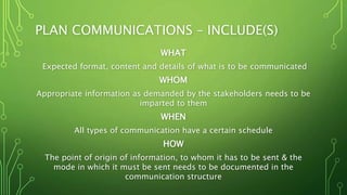 Project communication management | PPTX
