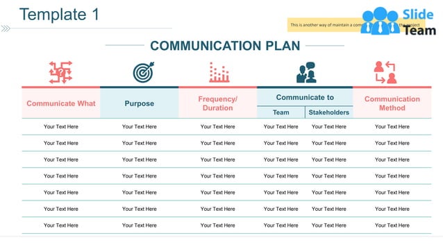 Project Communication Plan Powerpoint Presentation Slides | PPT