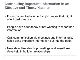 Project Communications Management - Information Technology | PPTX