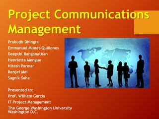 Project communications management | PPT