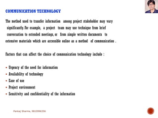 Project communications management PMBOK Sixth Edition | PDF