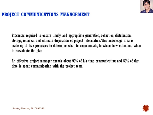Project communications management PMBOK Sixth Edition | PDF | Web Conferencing | Computer ...