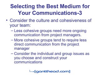 Project communications primer | PPT