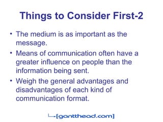 Project communications primer | PPT