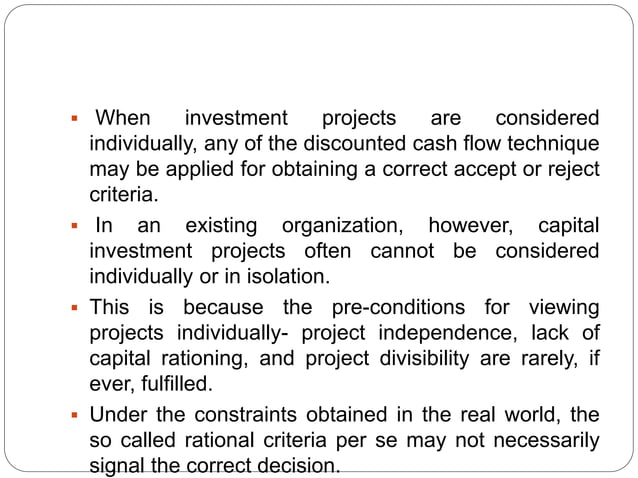 Multiple Project constraints | PPT