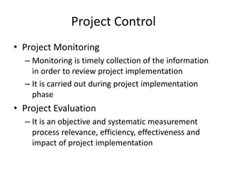 Project control | PPT