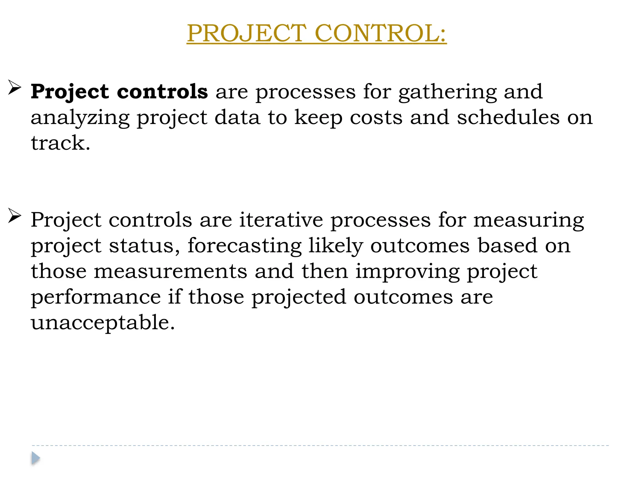 project control - Guidelines for effective implementation.pptx