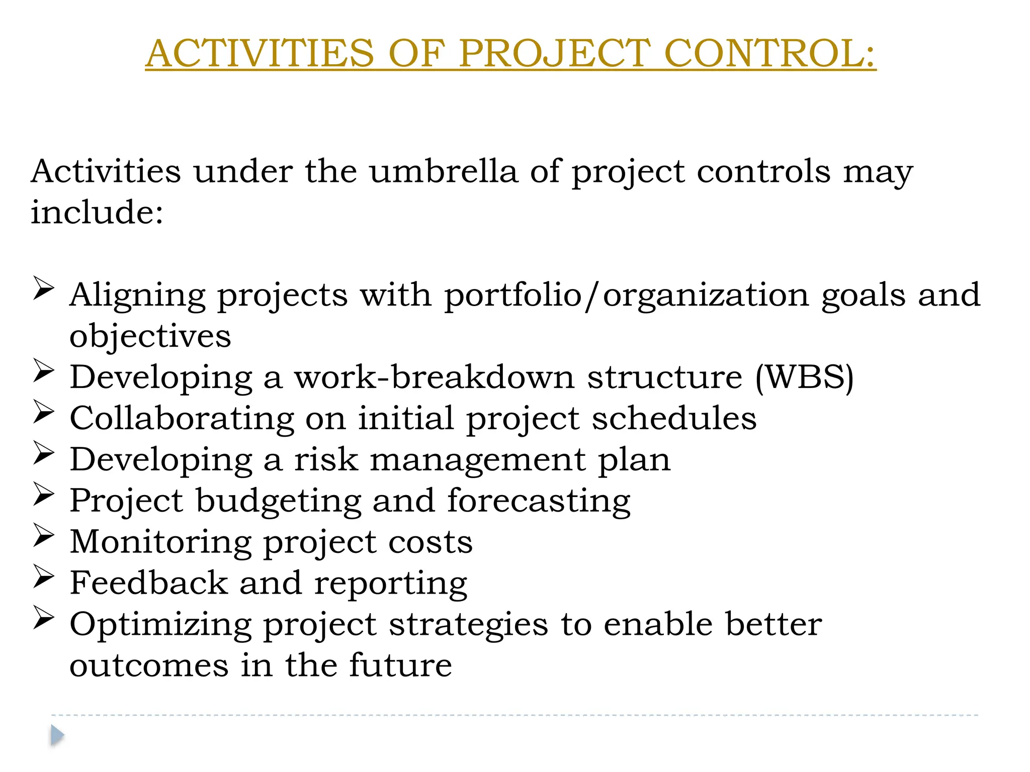 project control - Guidelines for effective implementation.pptx