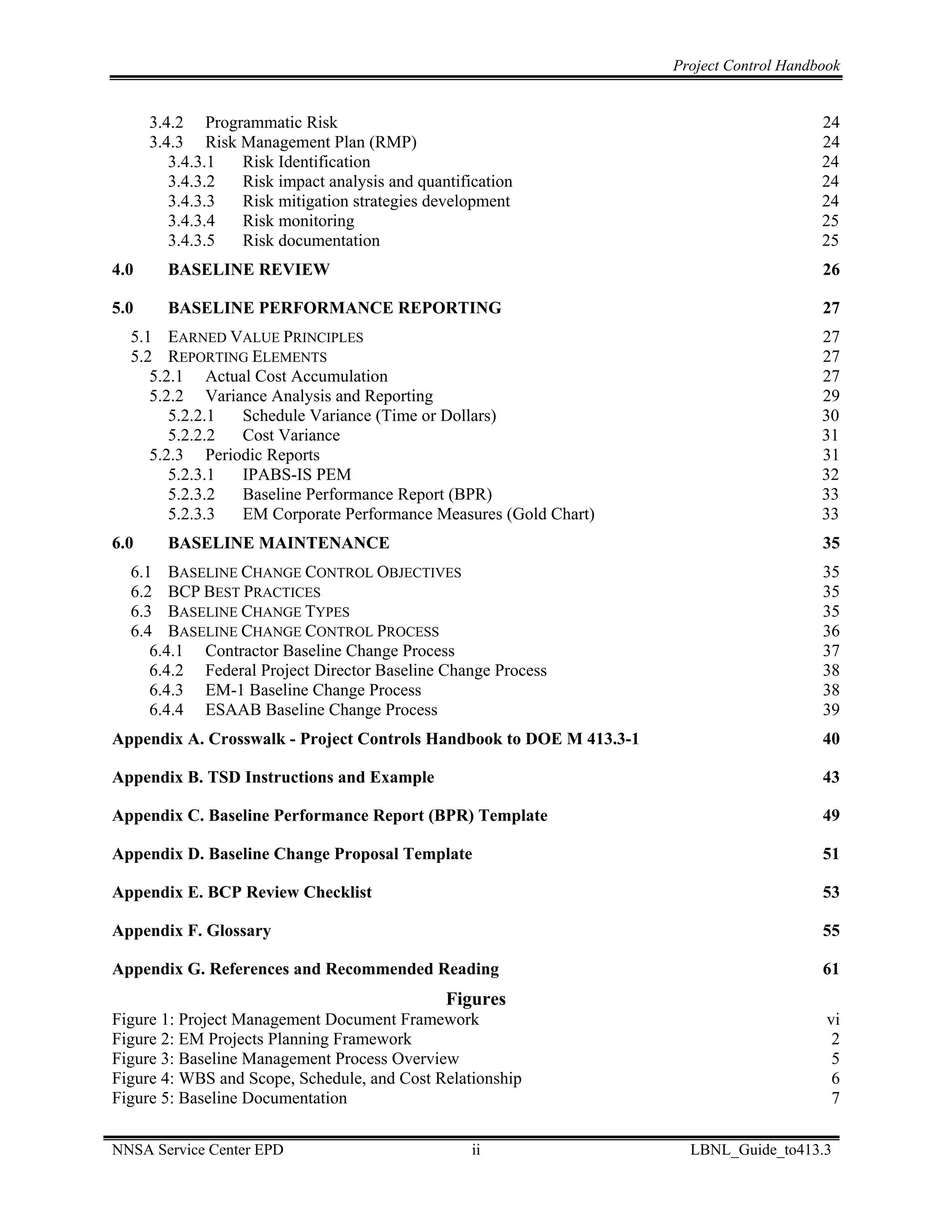 Project Control Handbook | PDF