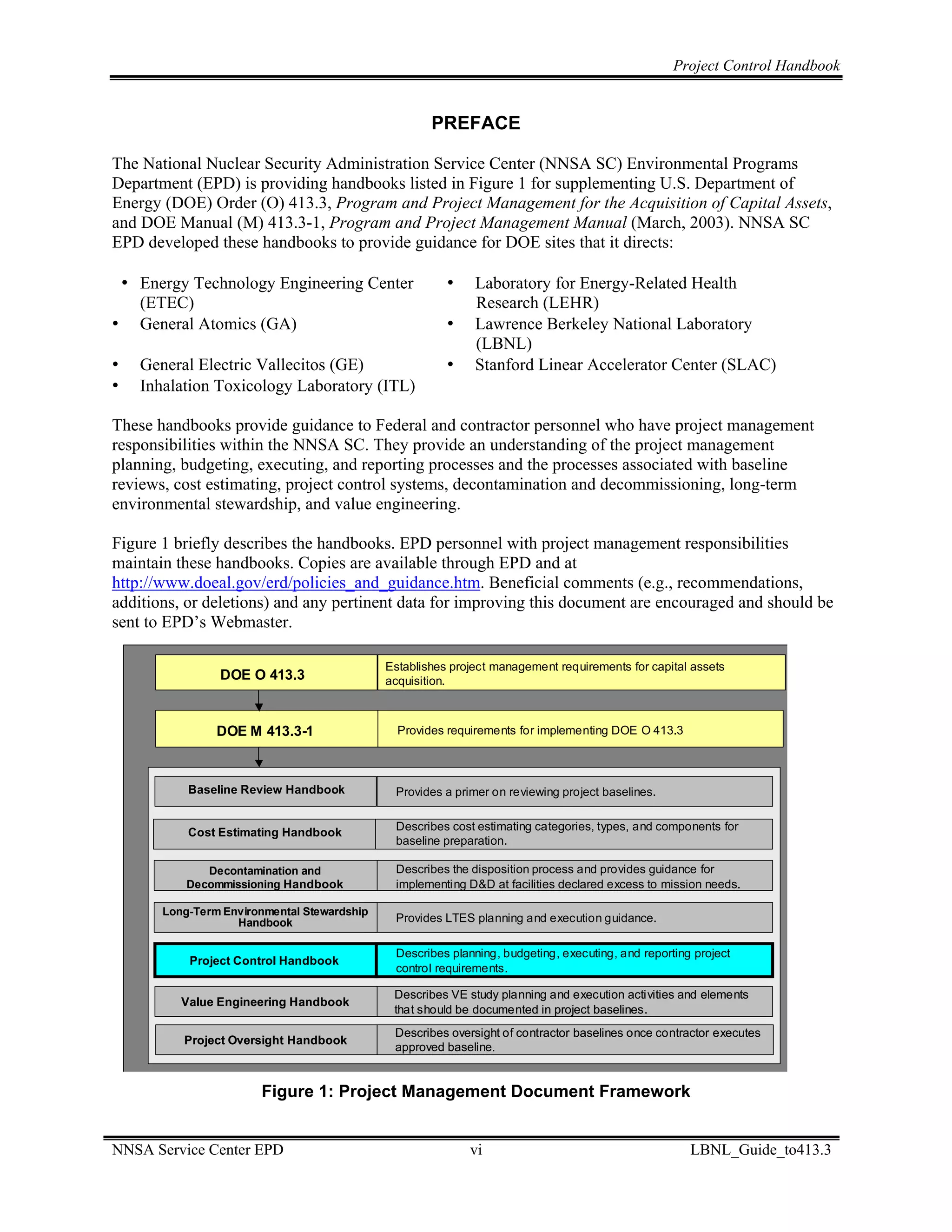 Project Control Handbook | PDF