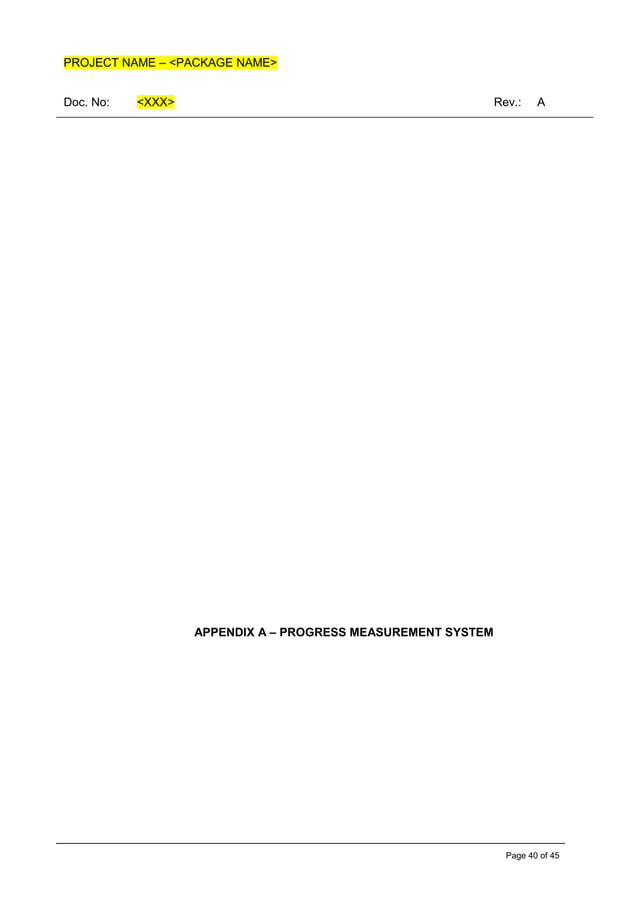 Project control plan_draft | PDF