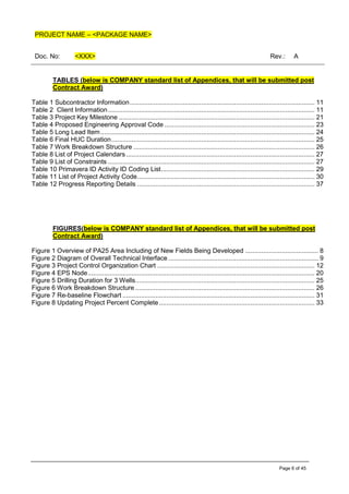 Project control plan_draft | PDF