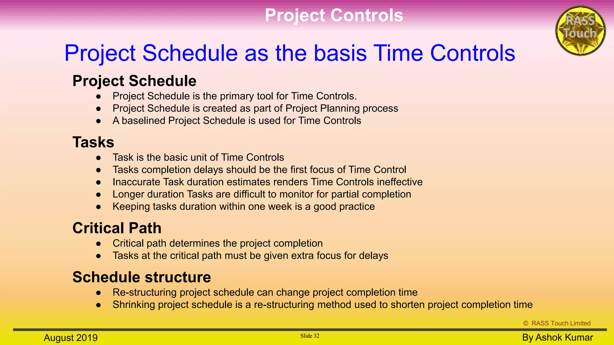 Project controls | PPTX