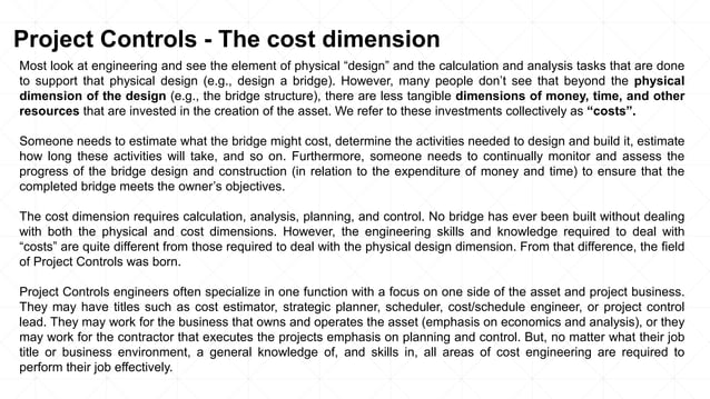 Project controls function | PPT