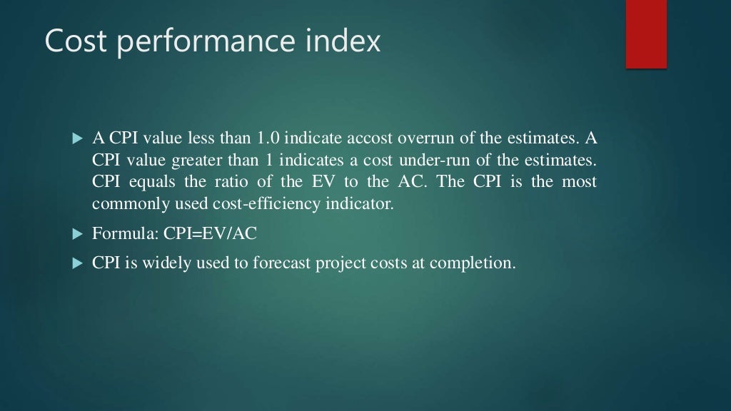 Project cost control
