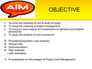 Cost analysis of project | PPT