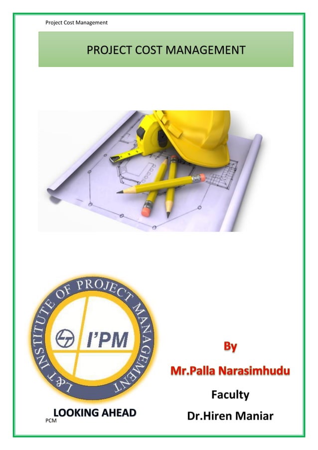 Project cost management | PDF | Civil Engineering Industry | Industries