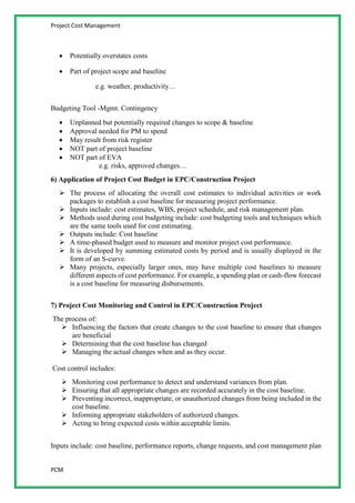 Project cost management | PDF