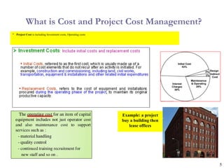 PROJECT COST MANAGEMENT - FINAL NHI ANH 03.ppt