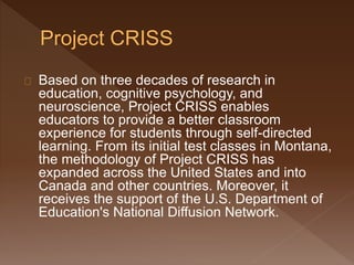 Project CRISS | PPT