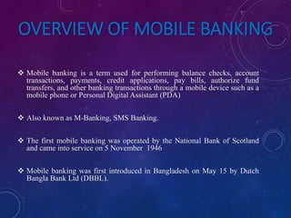 Project Mobile Technology & Banking | PPT
