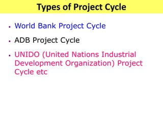 Project cycle | PPTX | Business | Business and Finance