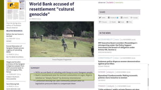 Project Cycle and the World Bank Environmental and Social Framework ...