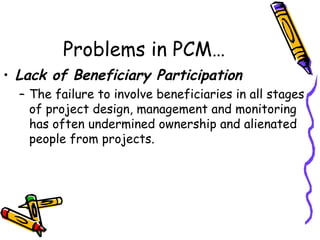PROJECT CYCLE MANAGEMENT FRAMEWORK (PCM).ppt
