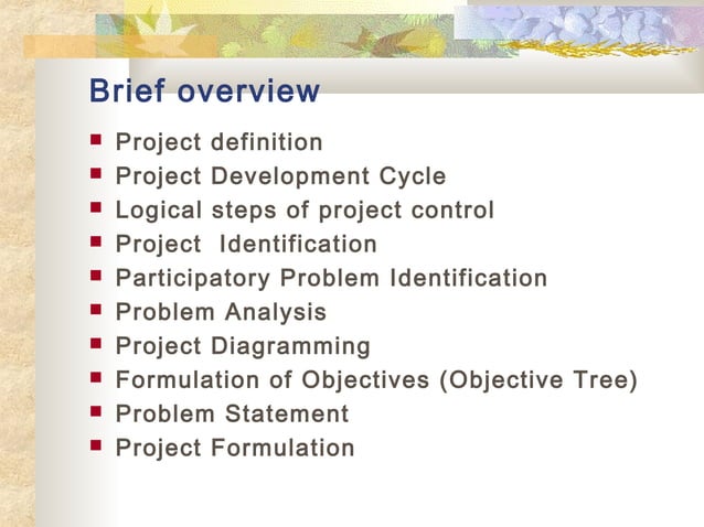 An Introduction to Project Cycle Management | PPT
