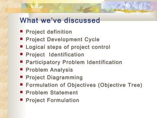 An Introduction to Project Cycle Management | PPT