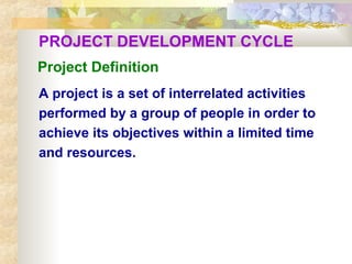 An Introduction to Project Cycle Management | PPT