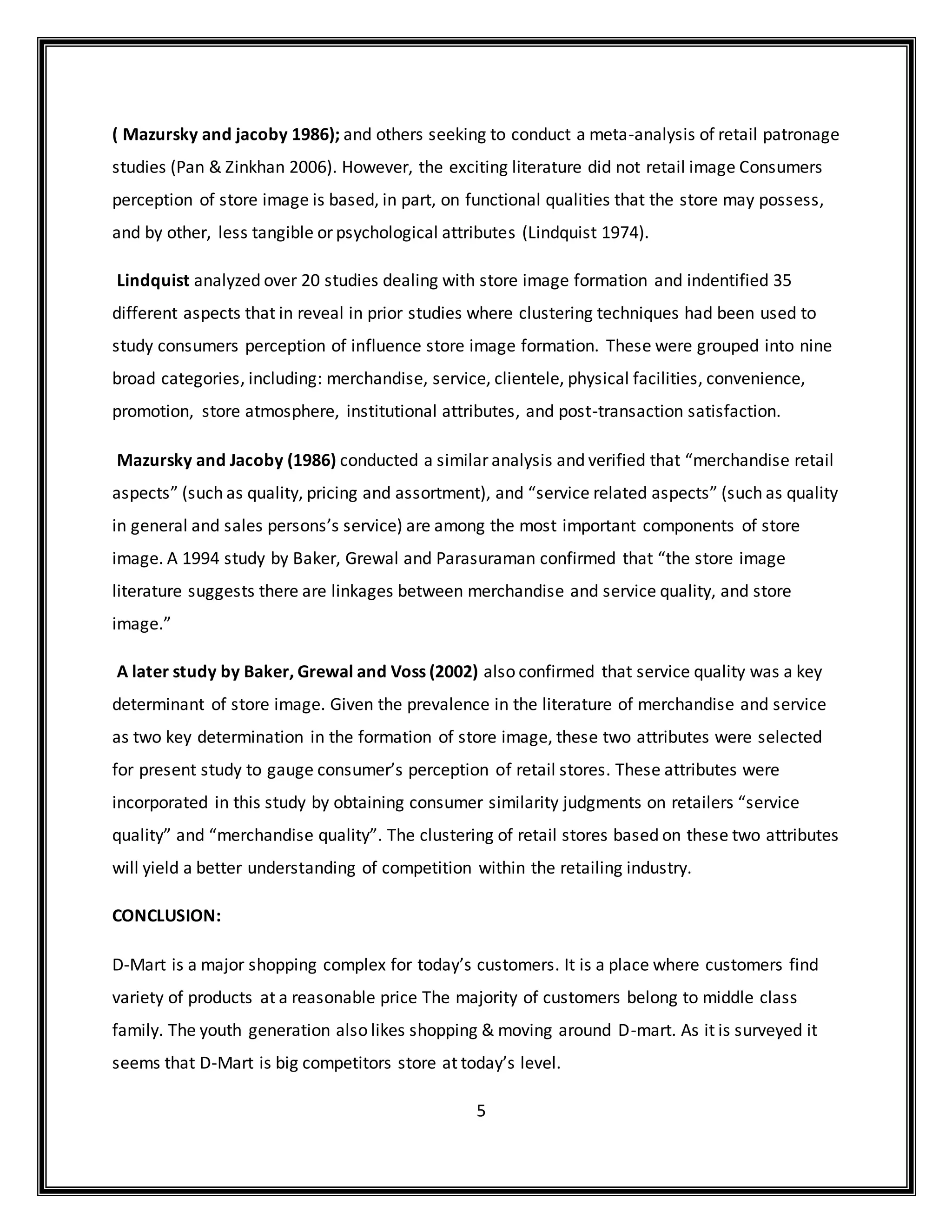 Project d mart | DOCX