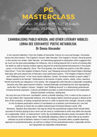 PG Masterclass / Project DaRT | PDF