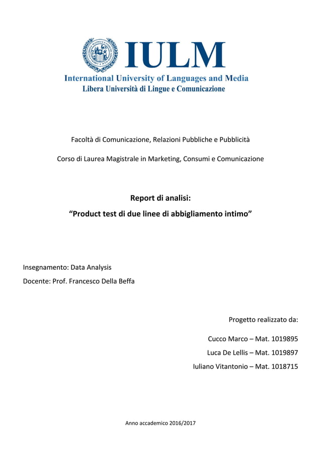 Project - Data analysis | PDF