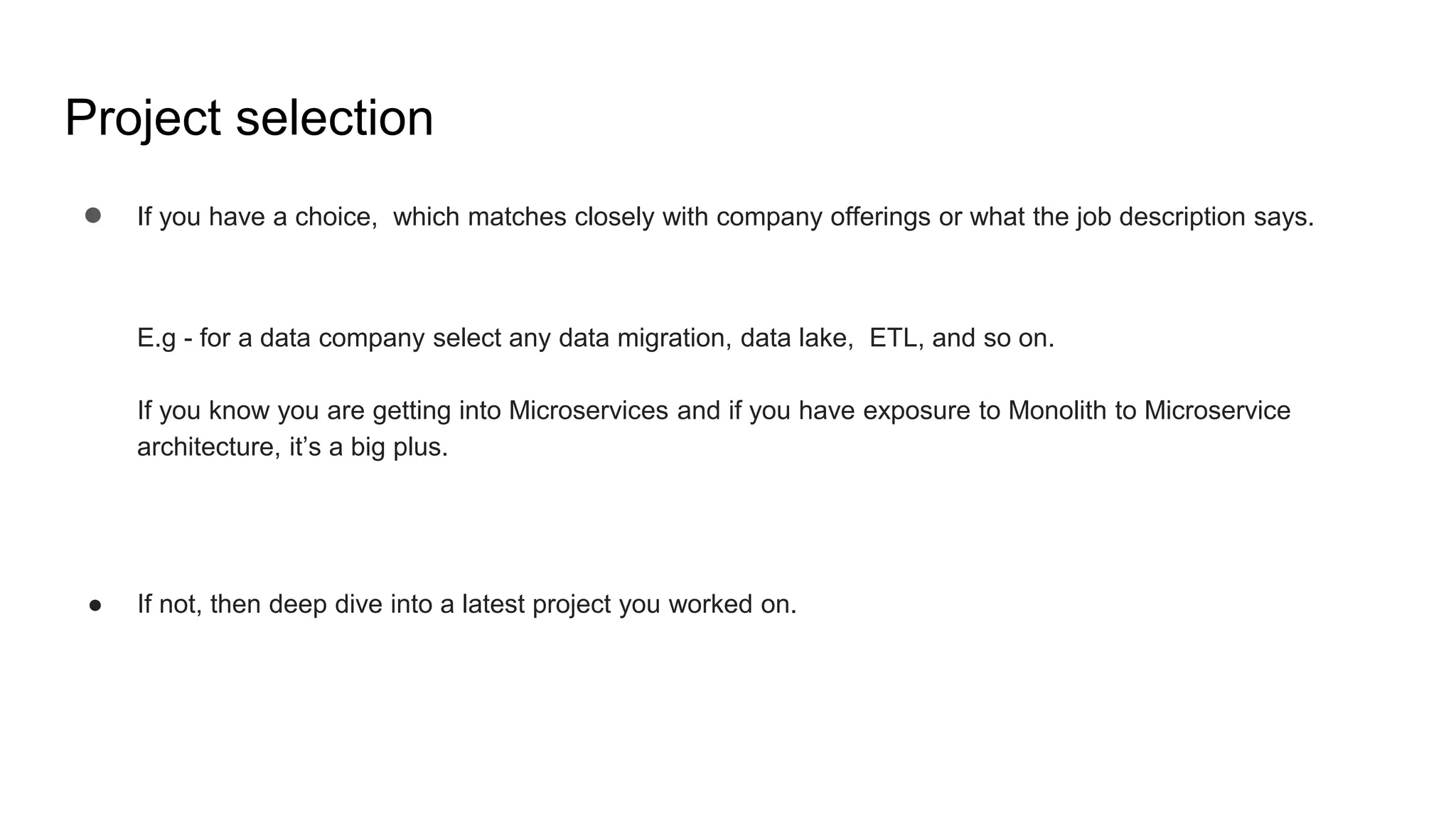 Project Deep Dive Best Practicespptx Computing Technology