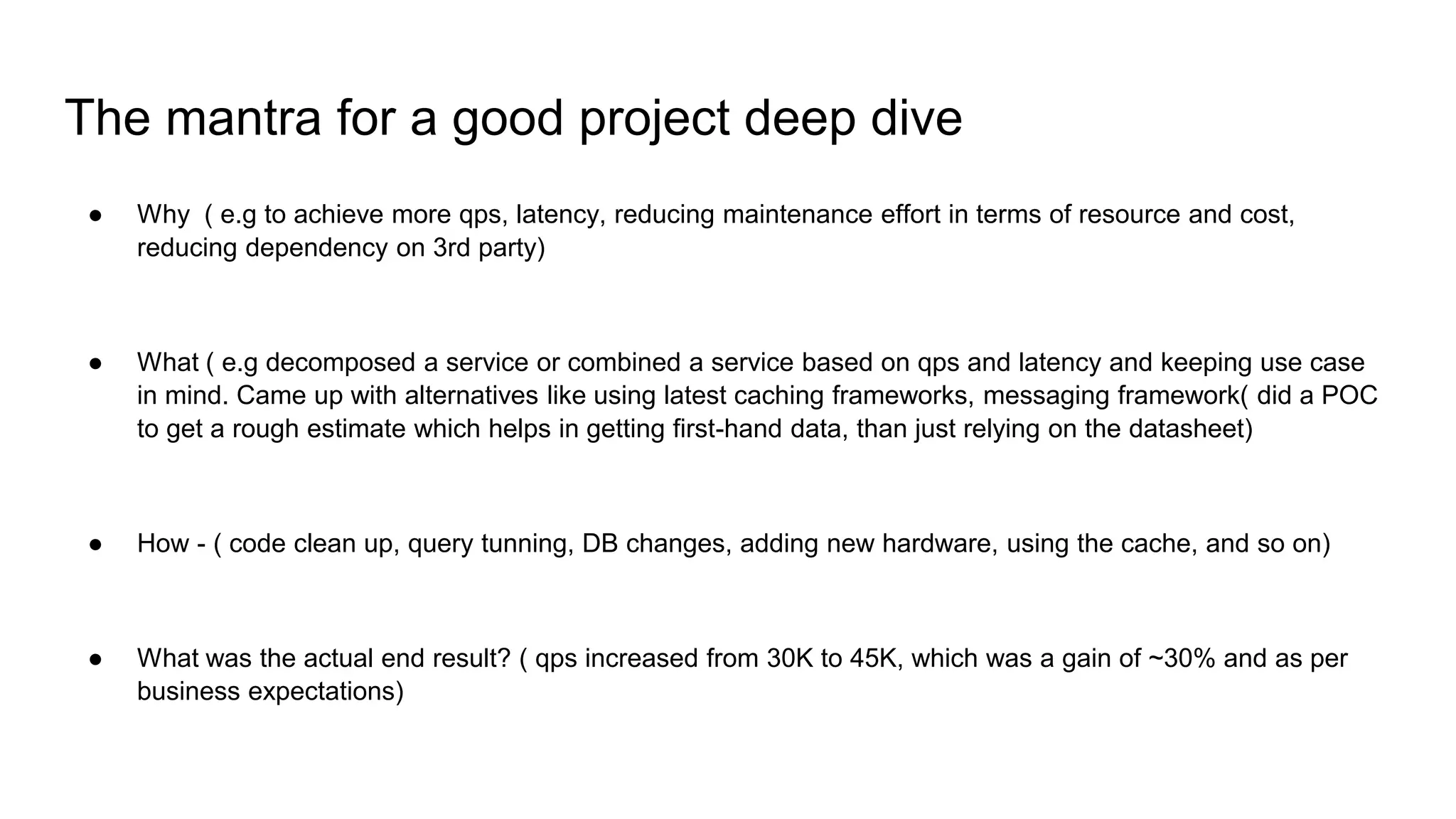 Project Deep Dive Best Practices Pptx