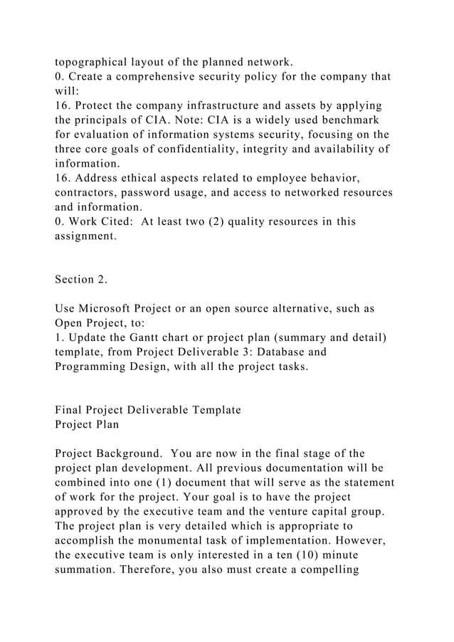 Project Deliverable 1 TemplateProject Plan InceptionProject .docx