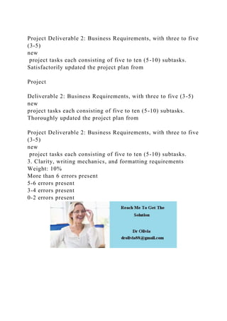 Project Deliverable 3 Database and Data Warehousing DesignThis as.docx | Databases | Computer ...