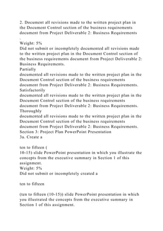 Project Deliverable 6 Final Project PlanDue Week 10 and worth 200.docx