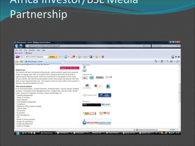 Presentation at BSL Launch | PPT