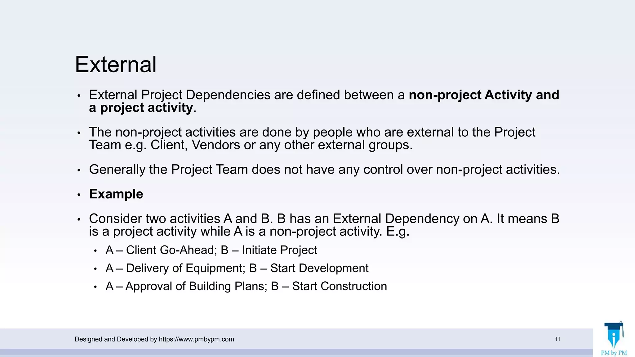 How To Do Planning Using 4 Types of Project Dependencies? | PPTX