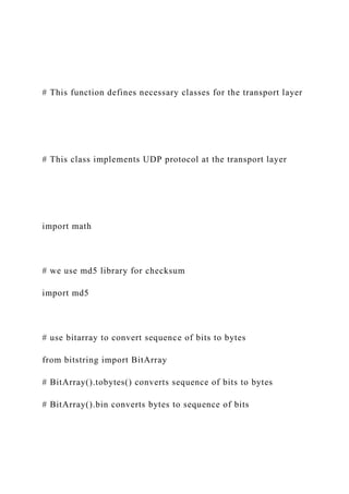 Project descriptionIn this Phase, we will develop two nodes.docx