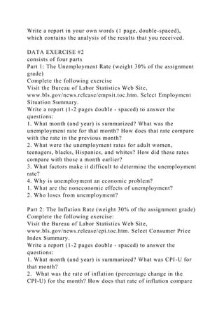 Project DescriptionsData ExercisesThe purpose of the data ex.docx