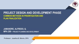 PROJECT DESIGN & DEVELOPMENT PHASE.pptx