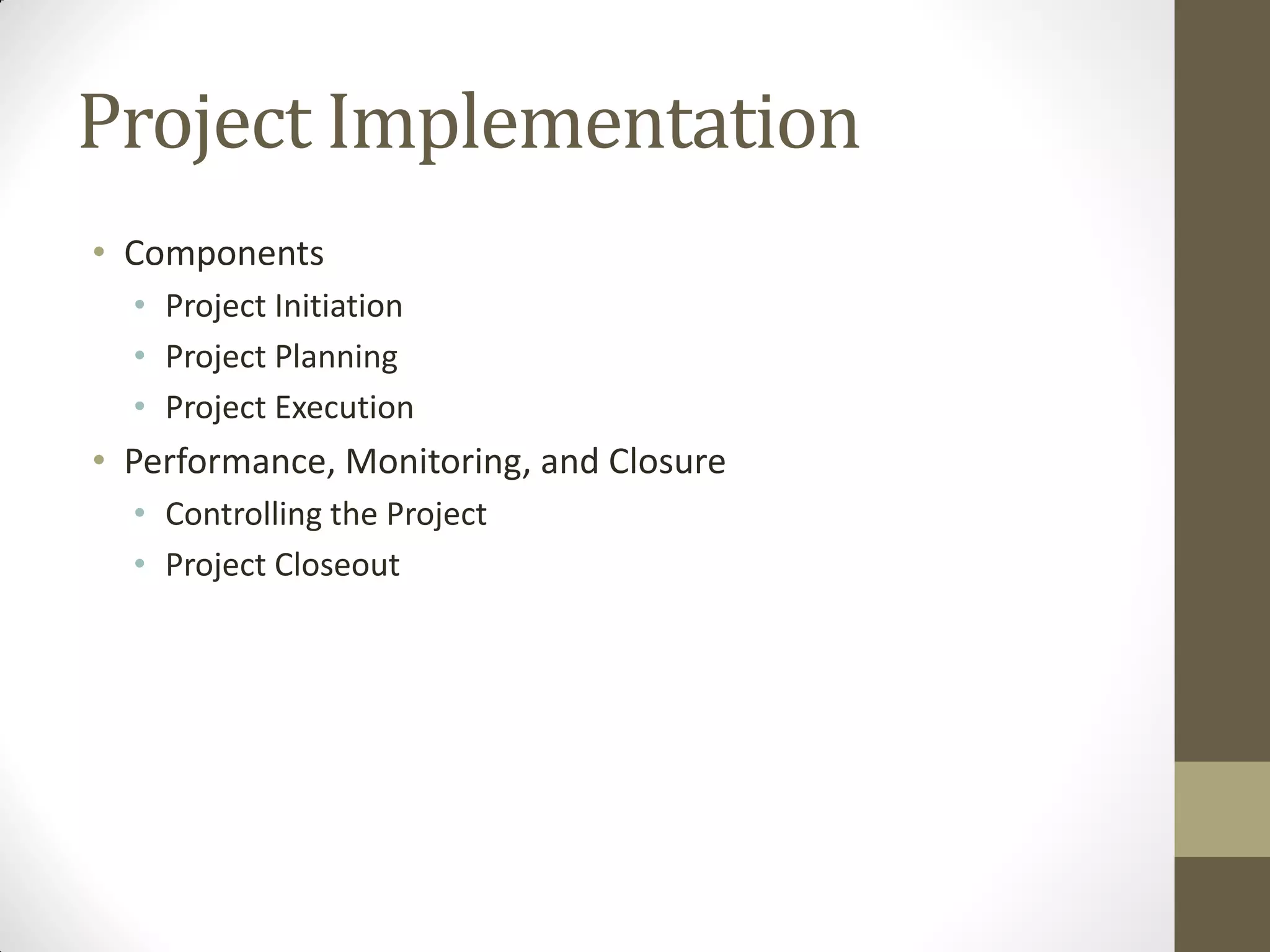 Project design and management | PDF