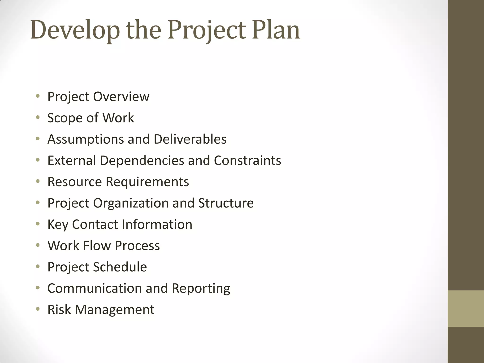 Project design and management | PDF